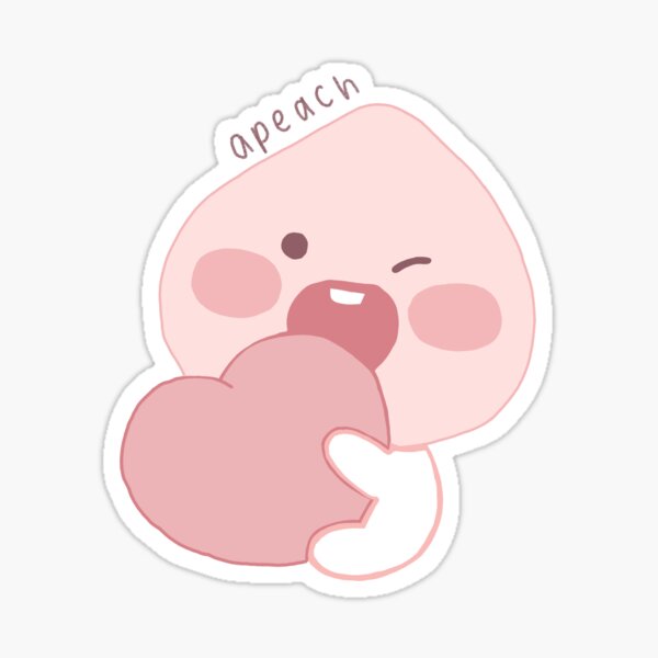 "apeach" Sticker for Sale by bananaxmilkk | Redbubble