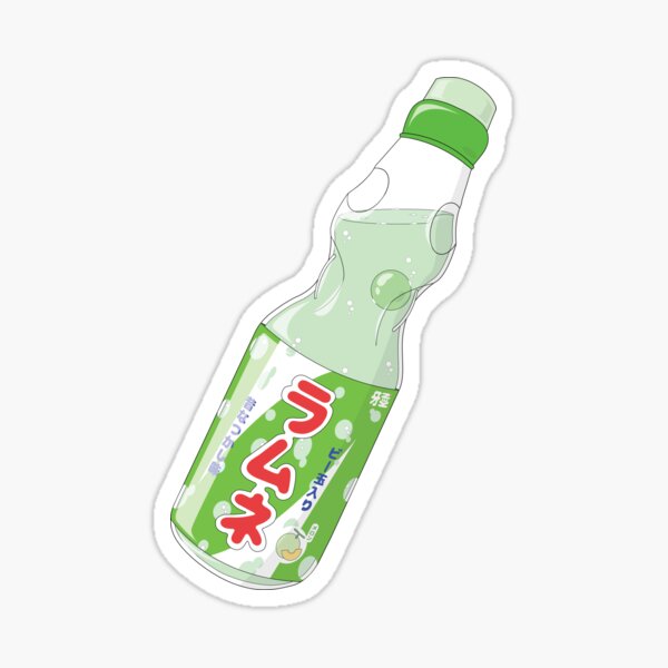 "Melon Ramune!!!" Sticker for Sale by KibaKen | Redbubble