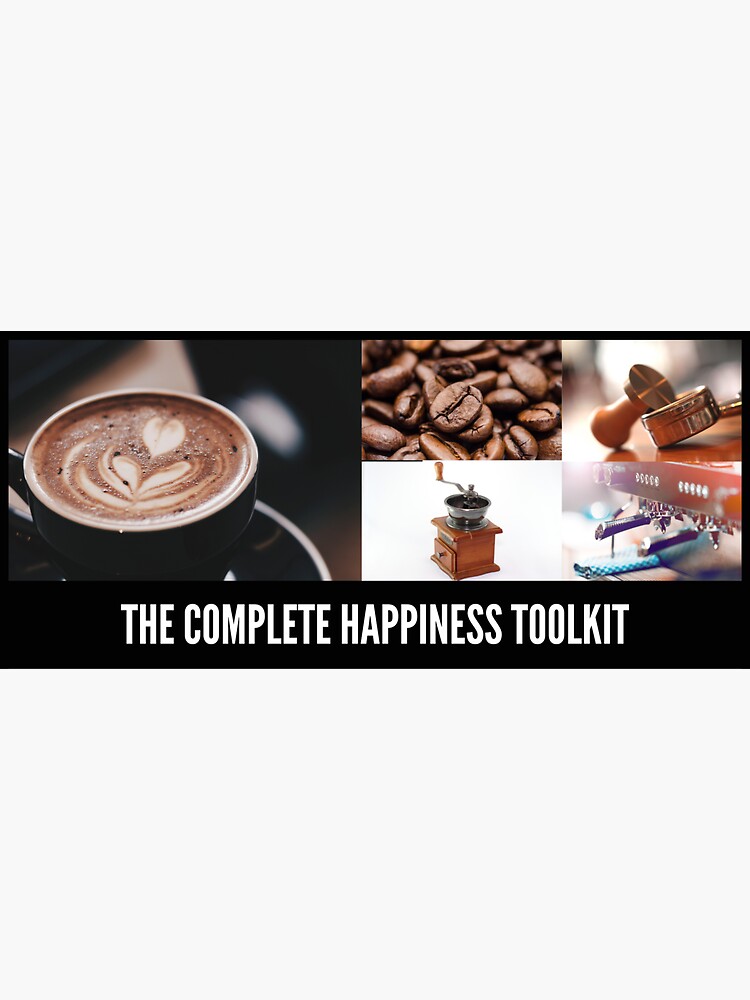 "Complete Happiness Toolkit!" Sticker for Sale by rgraphix | Redbubble