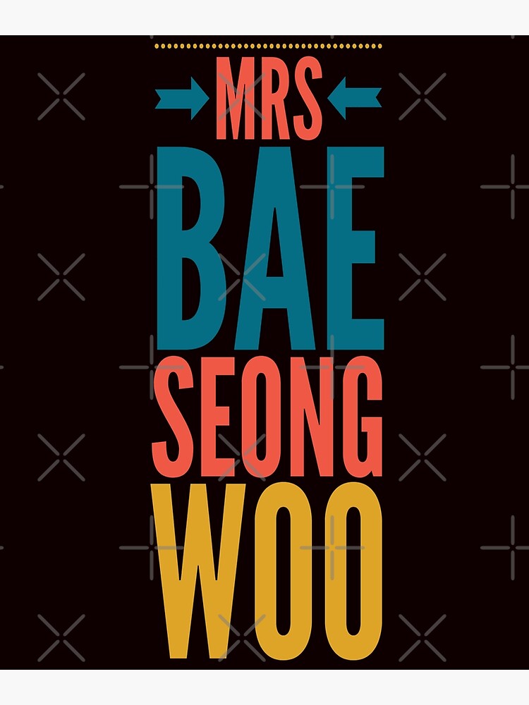"Mrs Bae Seong Woo" Poster by kpop-kdramashop | Redbubble