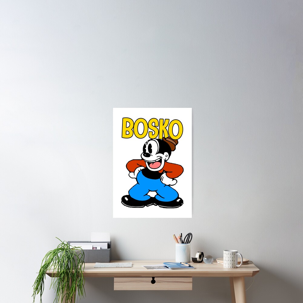 "Bosko" Poster for Sale by Pop-Pop-P-Pow | Redbubble