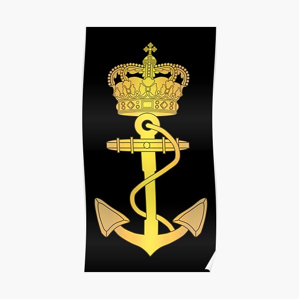 "ROYAL DANISH NAVY RDN DENMARK DEFENCE FORCE" Poster for Sale by ...