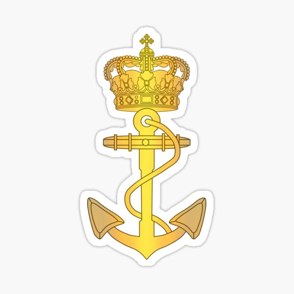 "ROYAL DANISH NAVY RDN DENMARK DEFENCE FORCE" Sticker for Sale by ...