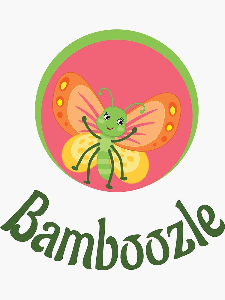 "Bamboozle - A Happy Fly" Sticker for Sale by Clothesify | Redbubble