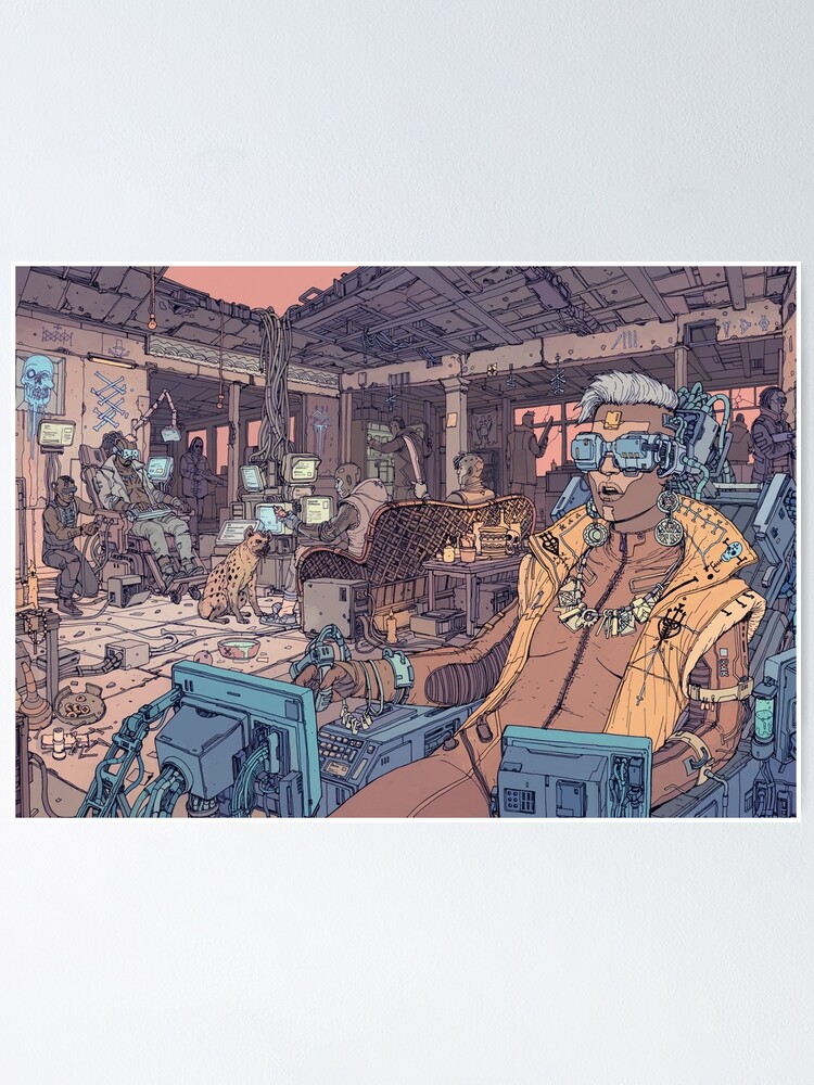 "Cyberpunk Voodoo Boys Gang" Poster for Sale by Ryudesigns | Redbubble