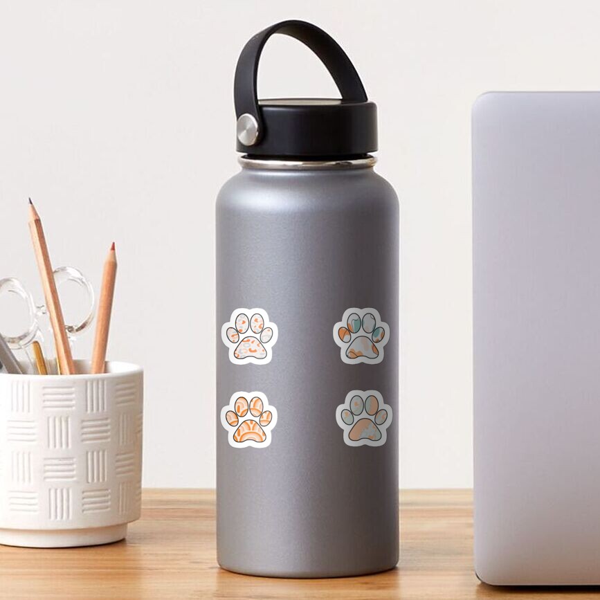 "Colorful Vsco Dog Paws Sticker Pack " Sticker for Sale by stickersby ...