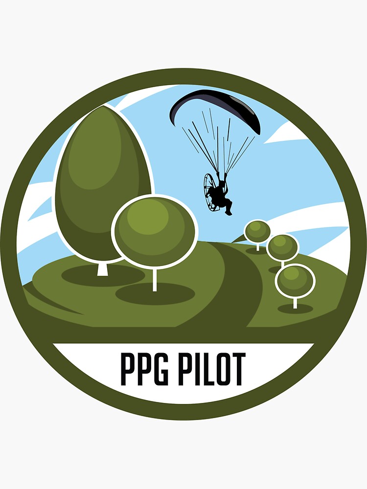 "PPG Pilot" Sticker for Sale by ospprints | Redbubble