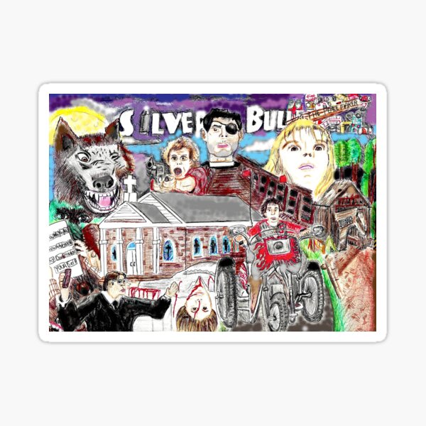 "Silver Bullet" Sticker for Sale by penink666 | Redbubble