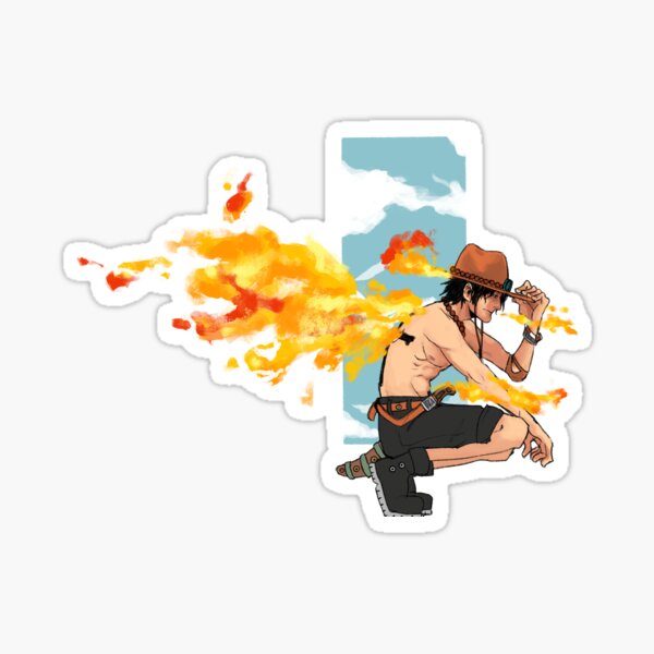 "Ace Fire Wings" Sticker for Sale by Bskizzle | Redbubble