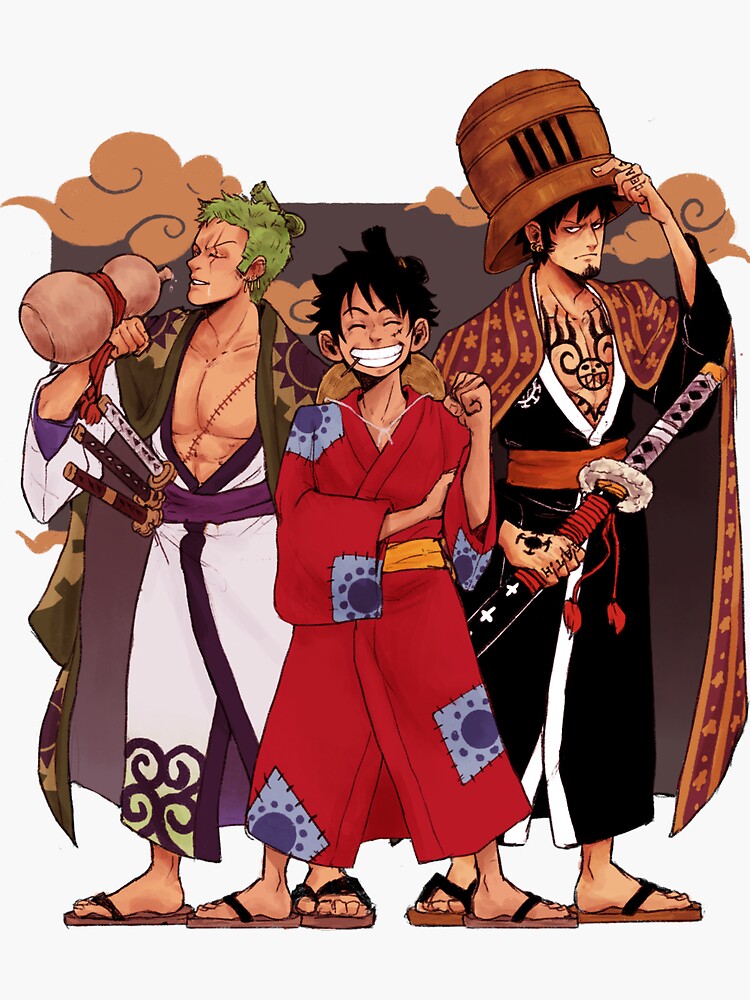 "One Piece Wano" Sticker by Bskizzle | Redbubble