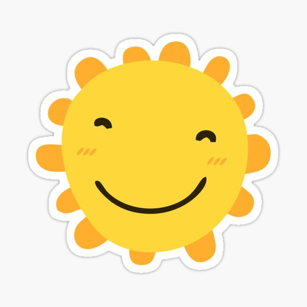 "Sunny Day" Sticker for Sale by wyslijp16 | Redbubble
