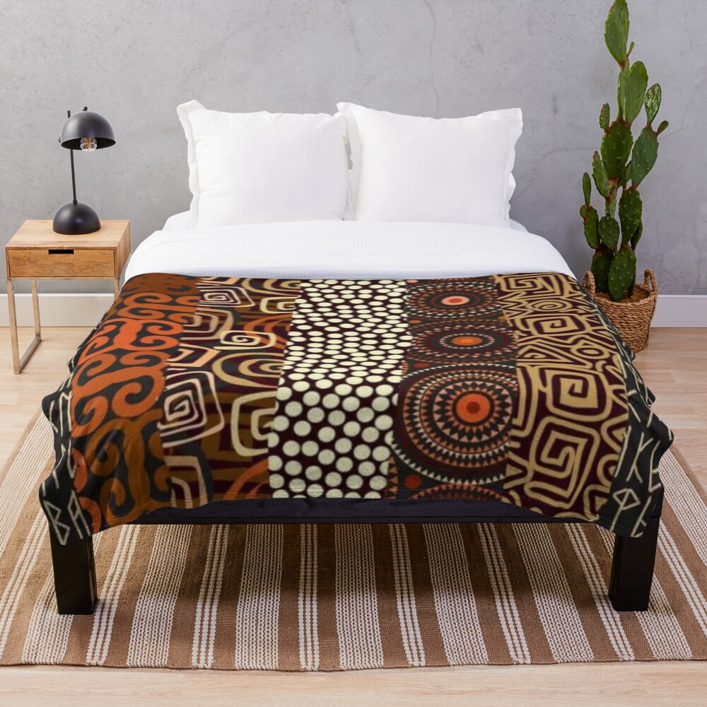 "African ethnic pattern" Throw Blanket for Sale by Rakos-Merch | Redbubble