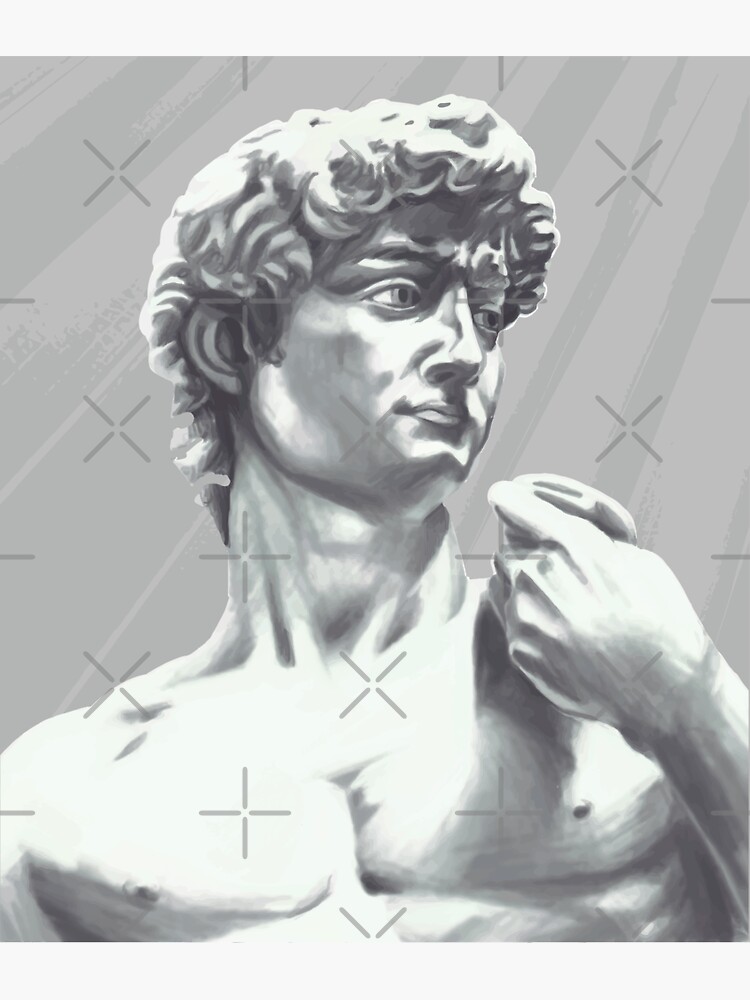 "Michelangelo David statue" Sticker by DerSenat | Redbubble