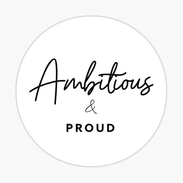 "Ambitious & Proud | Enneagram type 3 & 1" Sticker by enneaverse ...
