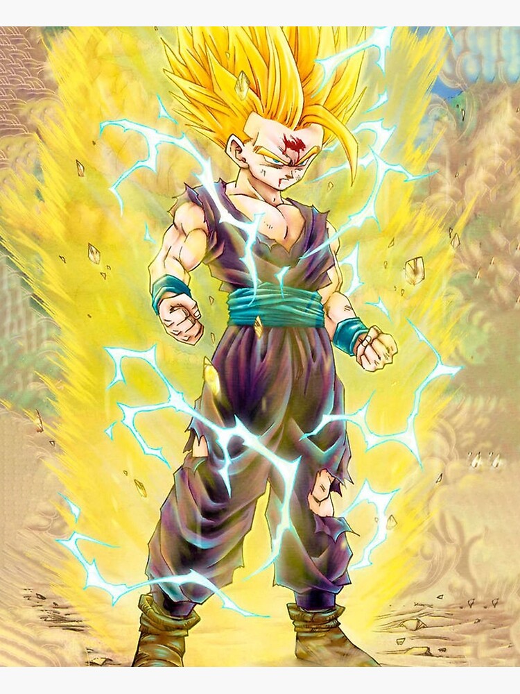 "Angry Gohan SSJ2" Canvas Print for Sale by LiuLing | Redbubble
