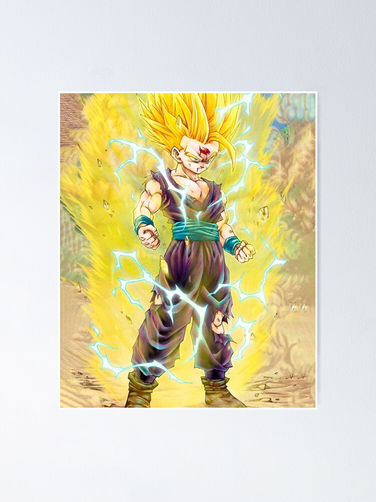 "Angry Gohan SSJ2" Poster for Sale by LiuLing | Redbubble