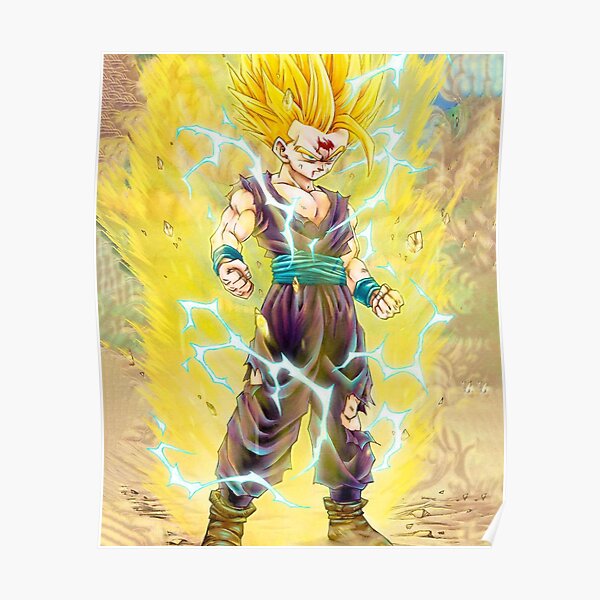 "Angry Gohan SSJ2" Poster for Sale by LiuLing | Redbubble