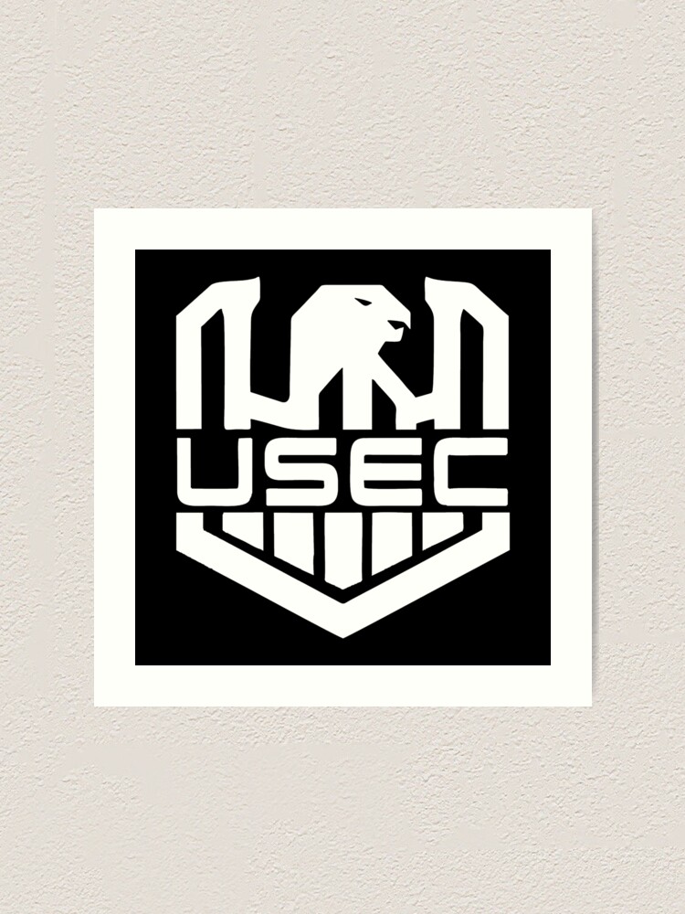 "USEC Logo High quality Black Escape from Tarkov" Art Print by Geempah ...