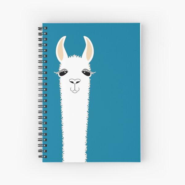"LLAMA PORTRAIT #10" Spiral Notebook for Sale by jgevans | Redbubble