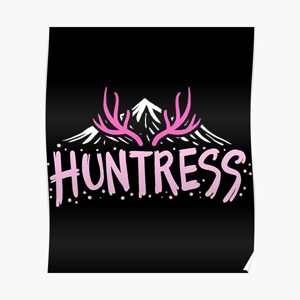 "Huntress Hunting" Poster for Sale by Mealla | Redbubble