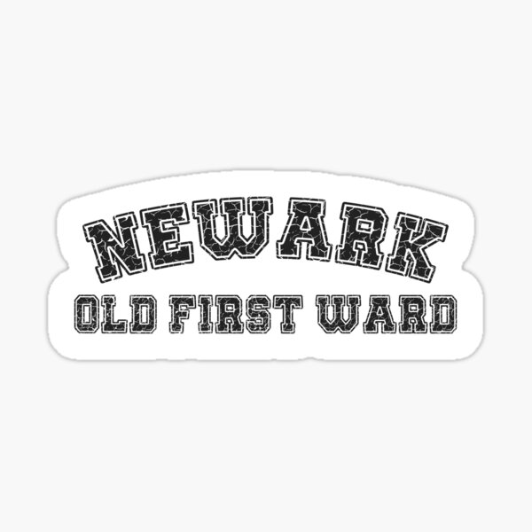 "Newark Old First Ward" Sticker for Sale by capicola | Redbubble