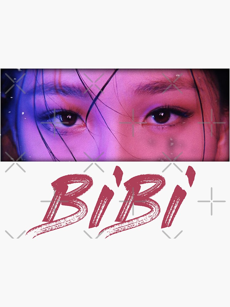 "Bibi kpop " Sticker by fou4D | Redbubble