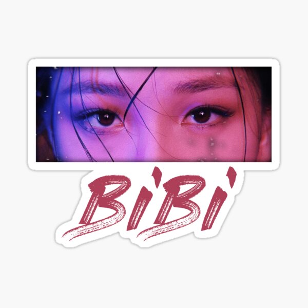 "Bibi kpop " Sticker by fou4D | Redbubble