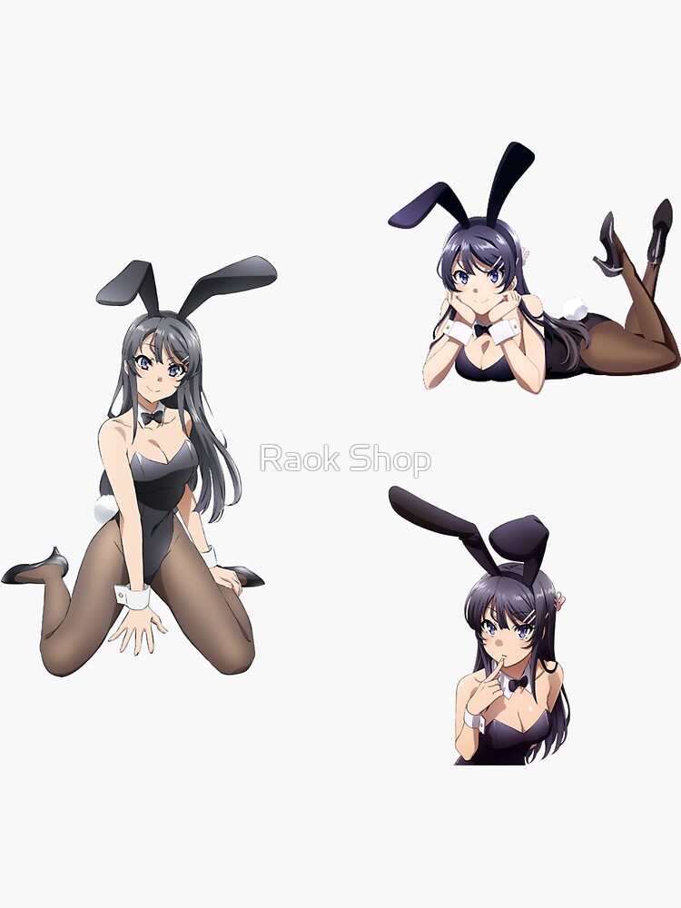 "Sakurajima Mai - STICKER PACK" Sticker by Emerson4522 | Redbubble
