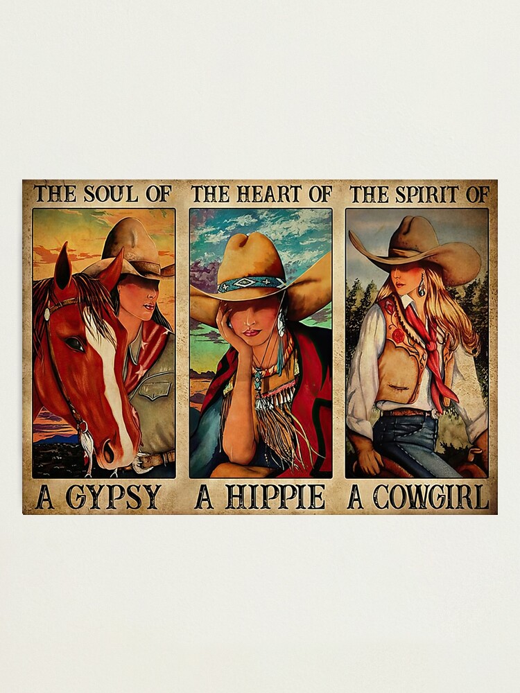 Lámina fotográfica «El alma de un gitano El corazón de un hippie El ...