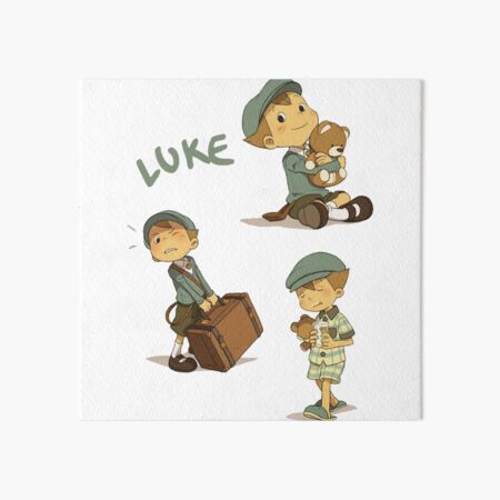 "Professeur Layton : Cute Luke fanart" Art Board Print by ShindouArt ...