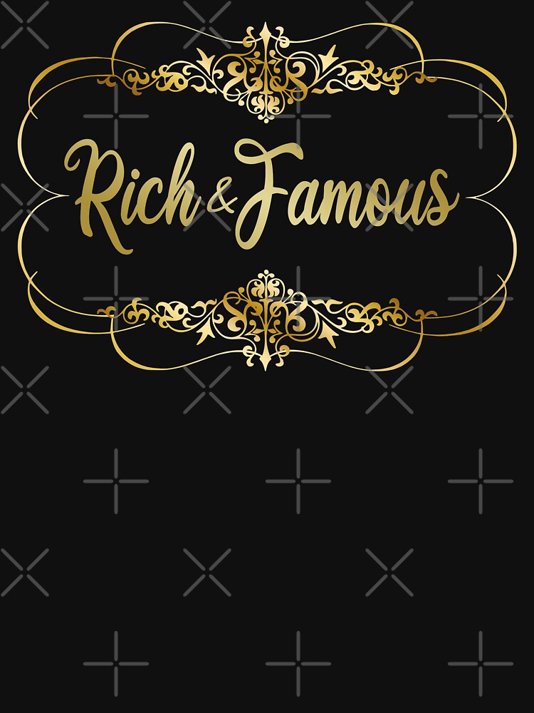 "Rich and Famous (Luxury Brand logo - Premium - Vintage Retro Design ...
