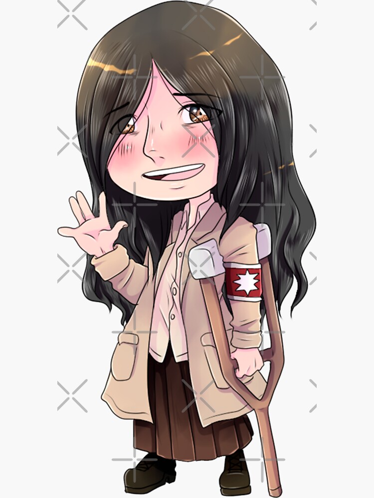 "Pieck finger" Sticker for Sale by SenpaiHero | Redbubble