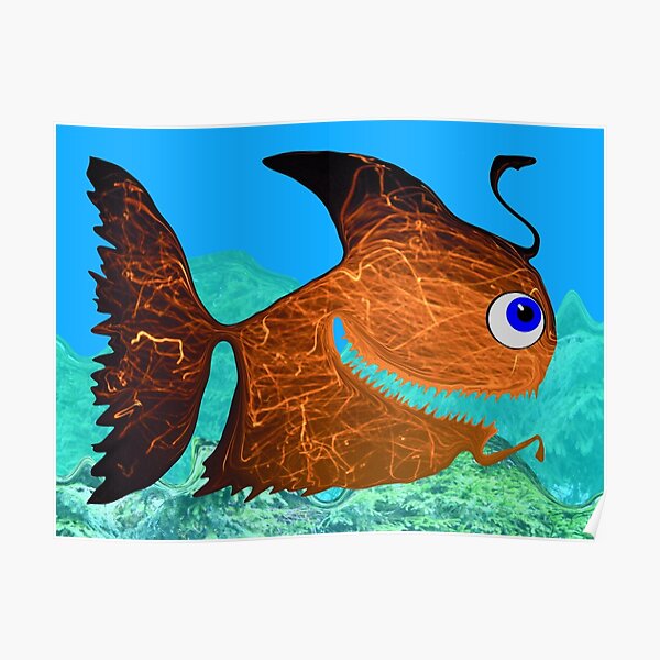 "Spark Fish" Poster for Sale by juhanrodrik | Redbubble