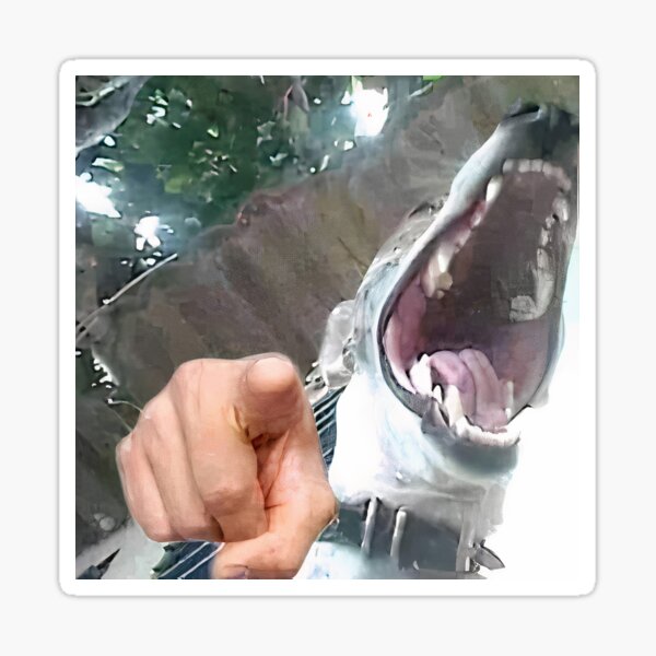 Pegatina «perro riendo» de AnimeMFHW | Redbubble