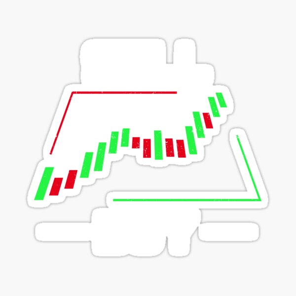 "Stock Market Trader Candlestick Chart Trading Gift" Sticker for Sale ...