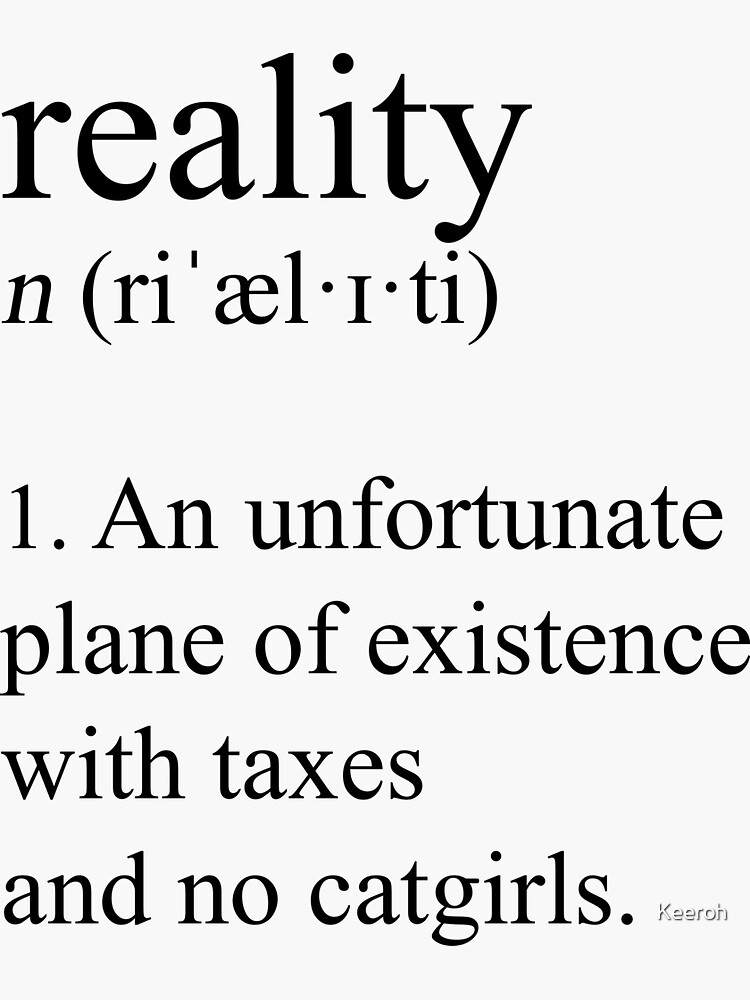 "Well adjusted adult. (Lightmode)" Sticker for Sale by Keeroh | Redbubble