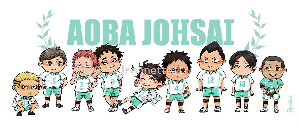 "Aoba Johsai chibis" by Jeannette11 | Redbubble