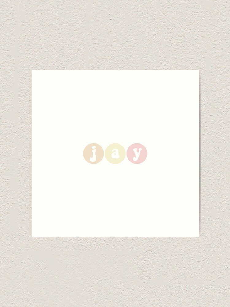 "ENHYPEN Jay pastel aesthetic bubble letters" Art Print by enhypening ...