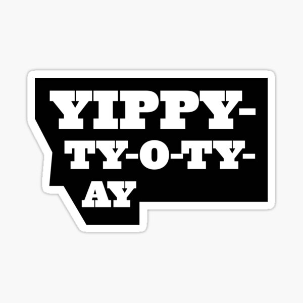 "Frank Zappa Montana Yippy Ty O Ty Ay" Sticker for Sale by ...