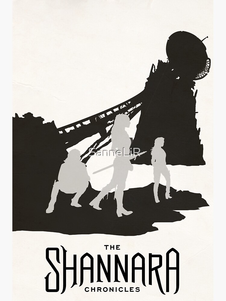 "Shannara Chronicles Minimalistic" Sticker by SanneLiR | Redbubble