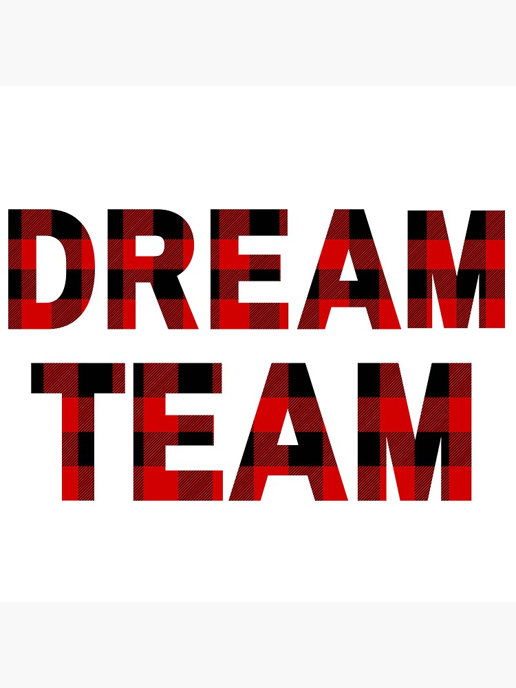 "Dream Team " Sticker by rajnagar1107 | Redbubble