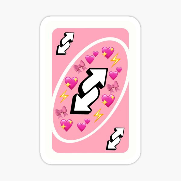"Uno reverse card" Sticker by Sn-factory | Redbubble