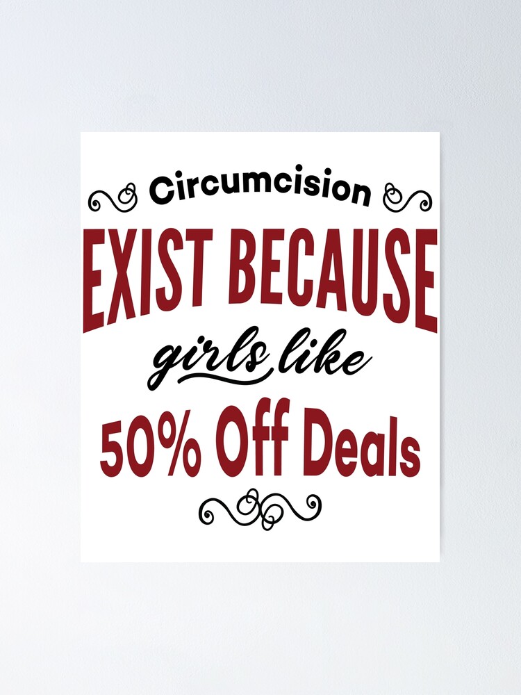 "Funny Circumcision - Circumcised Foreskin Jokes and Quotes" Poster for ...