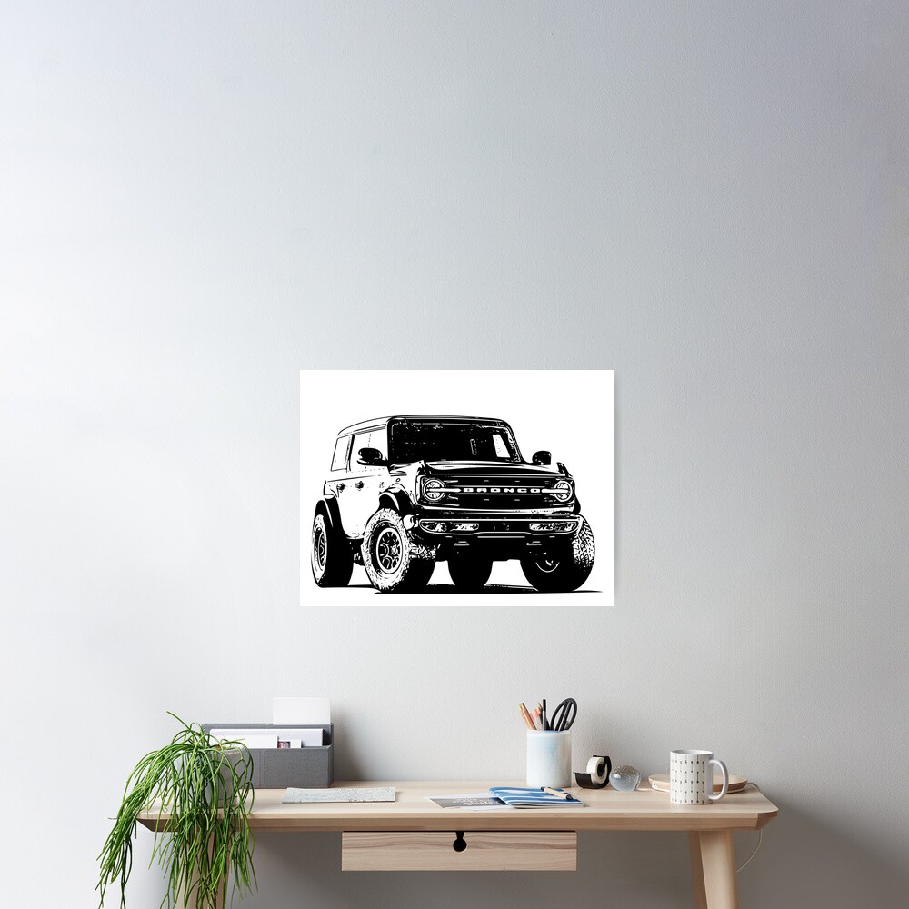 "2021 Ford Bronco Sasquatch" Sticker for Sale by Scot-t | Redbubble