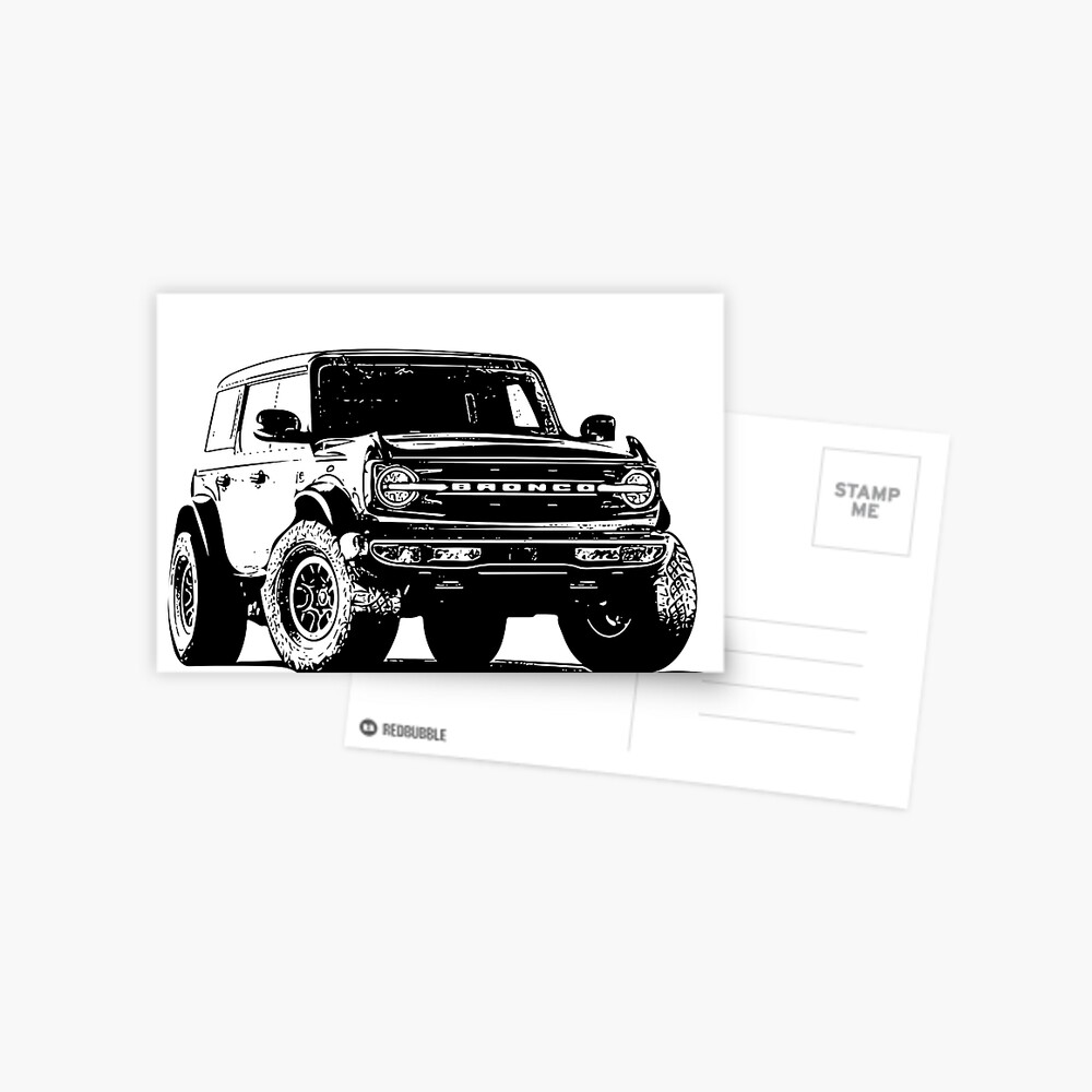 "2021 Ford Bronco Sasquatch" Sticker for Sale by Scot-t | Redbubble