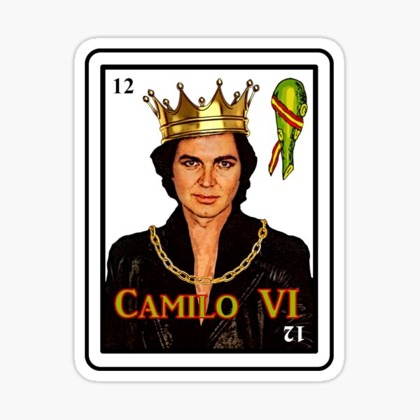 "Camilo Sesto" Sticker by SanFernandez | Redbubble
