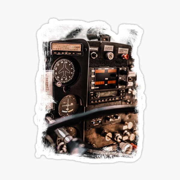 "Airplane Cockpit" Sticker for Sale by AeroAstro | Redbubble