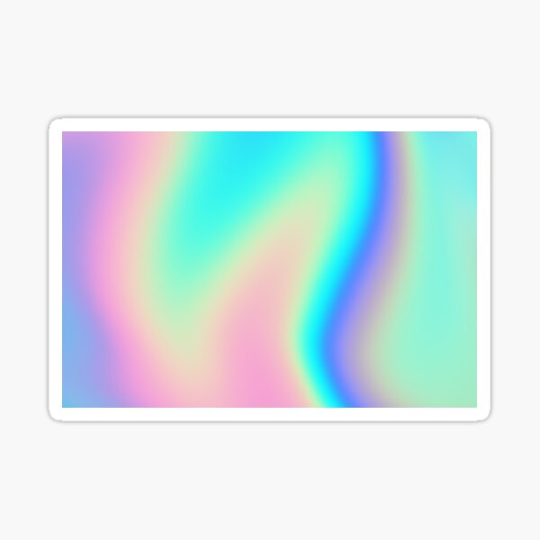 " Holographic Gradient" Sticker by openspace2020 | Redbubble