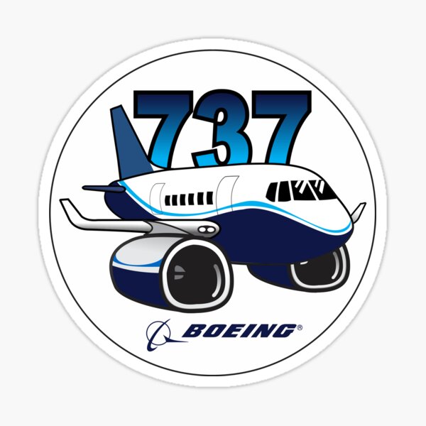 Boeing 737 Stickers | Redbubble