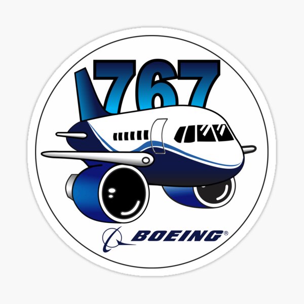 Boeing 767 Stickers | Redbubble